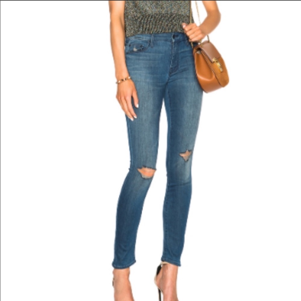 Mother The Looker Love Bites Skinny Jeans - 28 - Gem